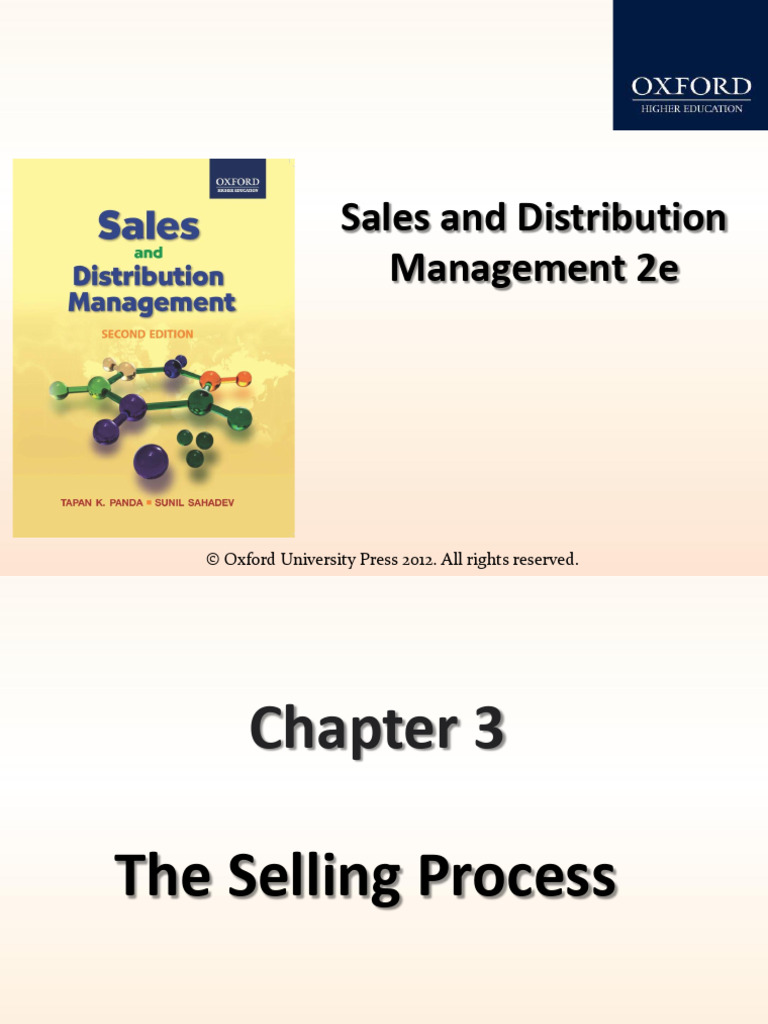 Unit 2 Chapter-3 - The Selling Process Enhanced | PDF | Sales | Marketing