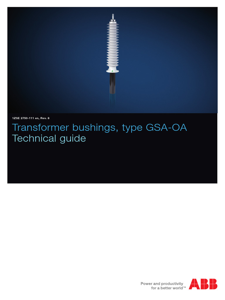 Aisladores ABB - GSA | PDF | Transformer | Insulator (Electricity)