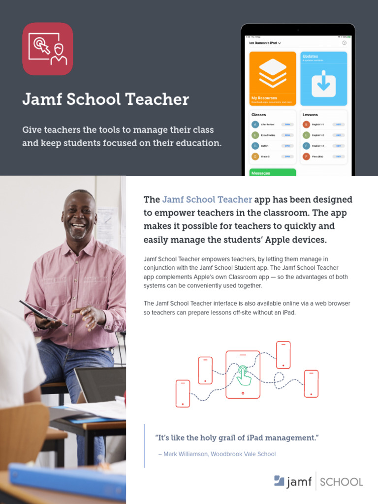 Jamf School Teacher App Overview | PDF | Ios | Mobile App