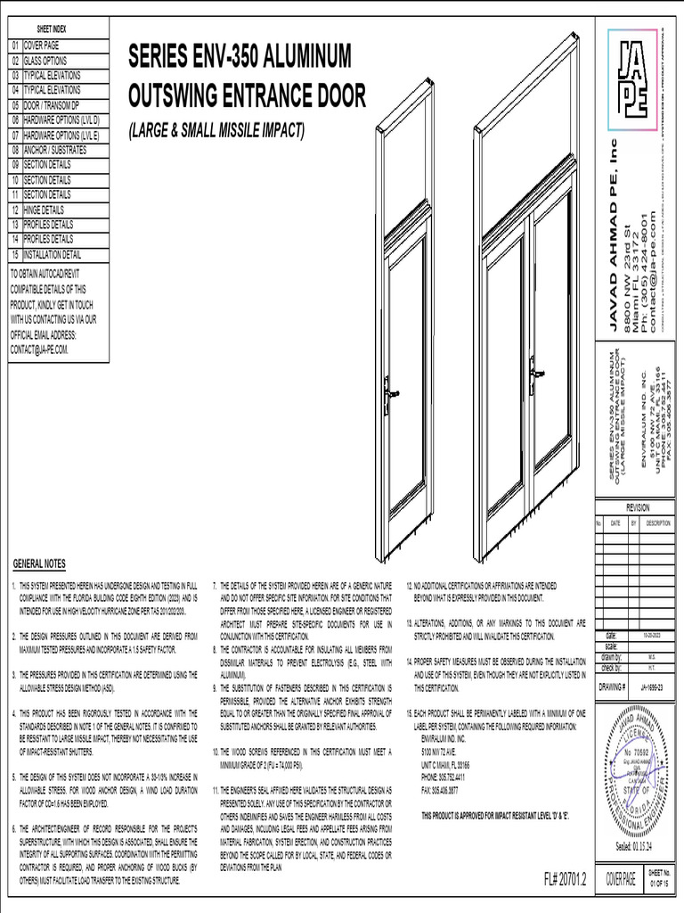 FL20701_R8_II_ENV-350_Alum_Outswing_Ent_Door-JA-1695-23-SS_unlocked ...