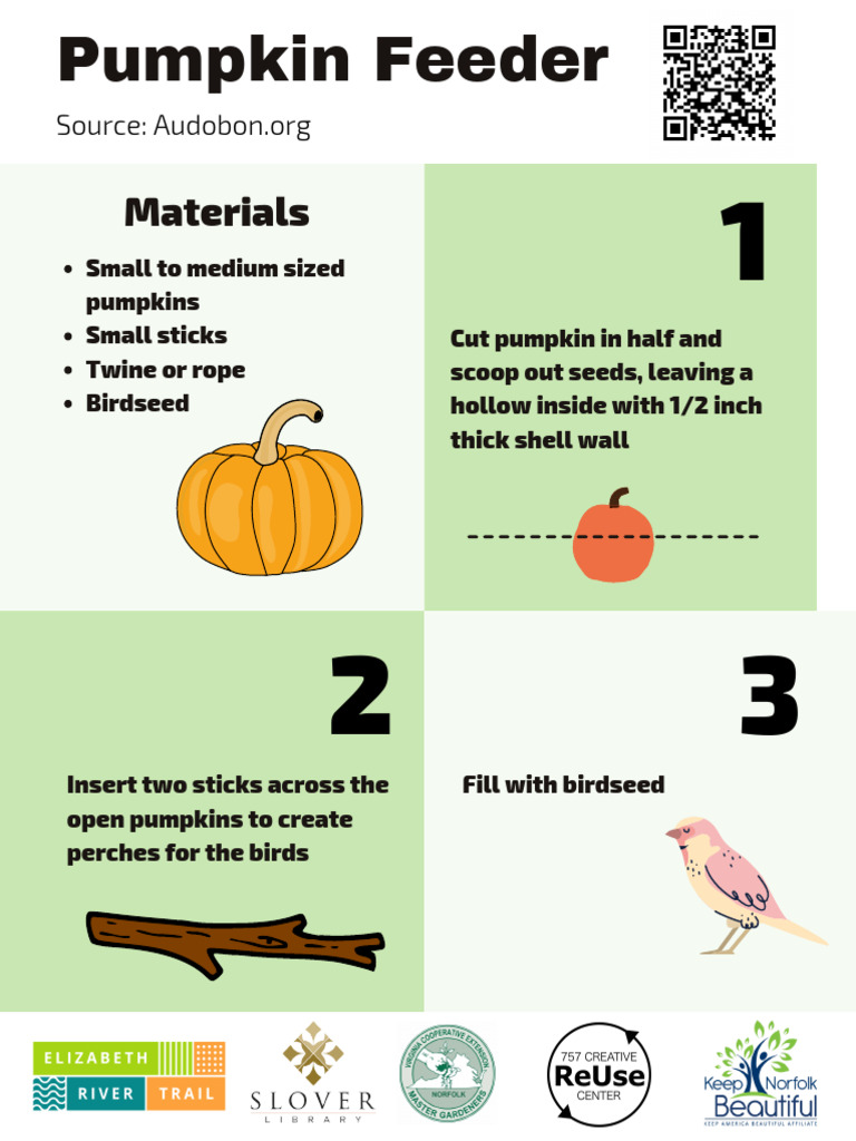 Zero Waste Bird Feeders - 3 Ways | PDF