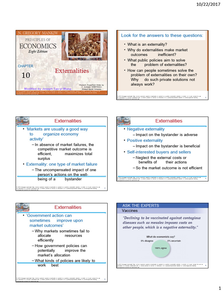 Principles 17F Lecture6 | PDF | Externality | Taxes