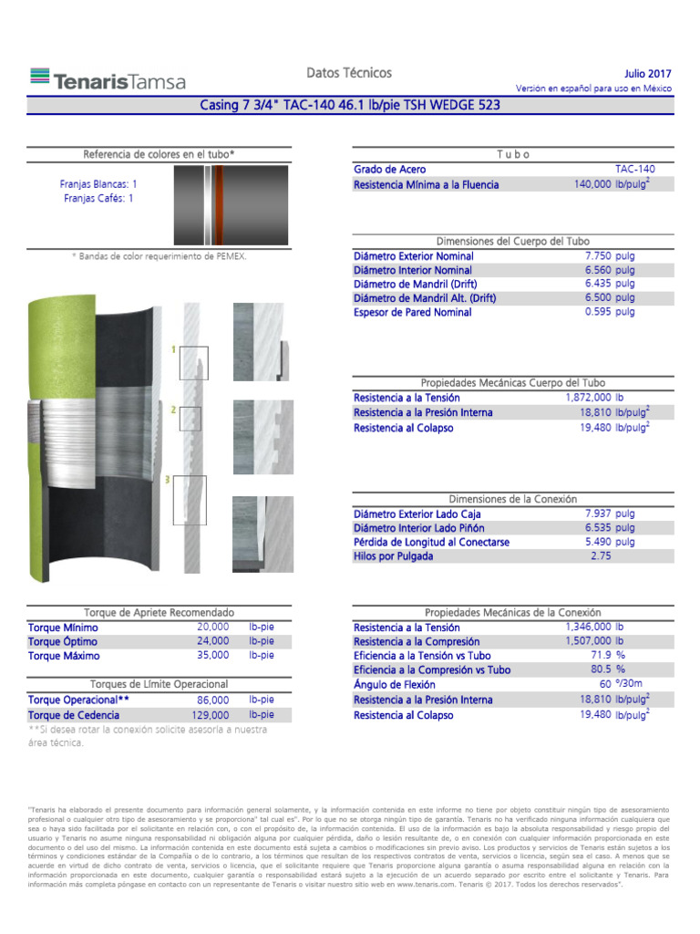 7.750 46.10 PPF TAC-140 TSH W523 | PDF