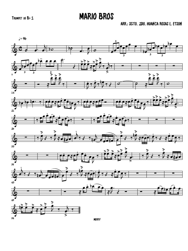 Mario Bros Trompet Etson I | Download Free PDF | Elementary Organology ...