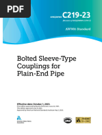 ANSI AWWA C104 - A21.4-16 - Cement-Mortar Lining For Ductile-Iron Pipe and Fittings | PDF | Pipe ...