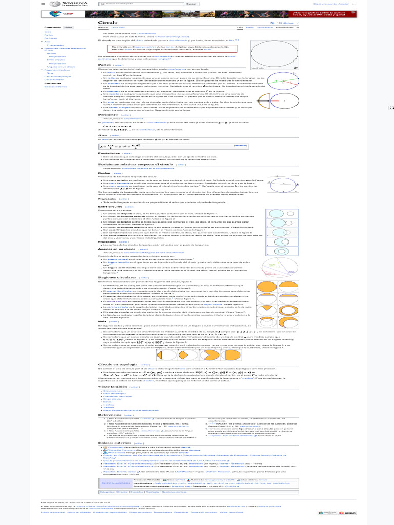 Círculo | PDF | Circulo | Tangente
