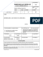 Authorized Release Certificate: Faa Form 8130-3, Airworthiness Approval ...