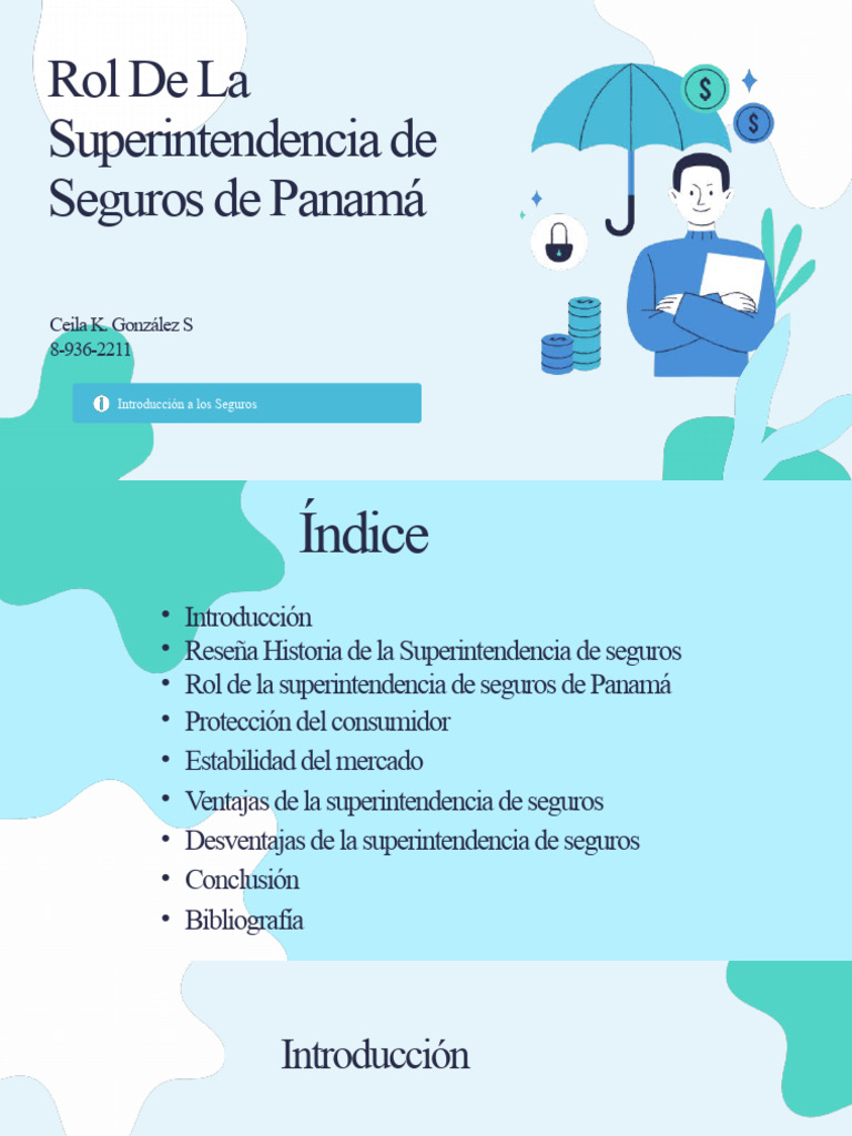 Rol de La Superintendencia de Seguros de Panamá | Descargar gratis PDF ...