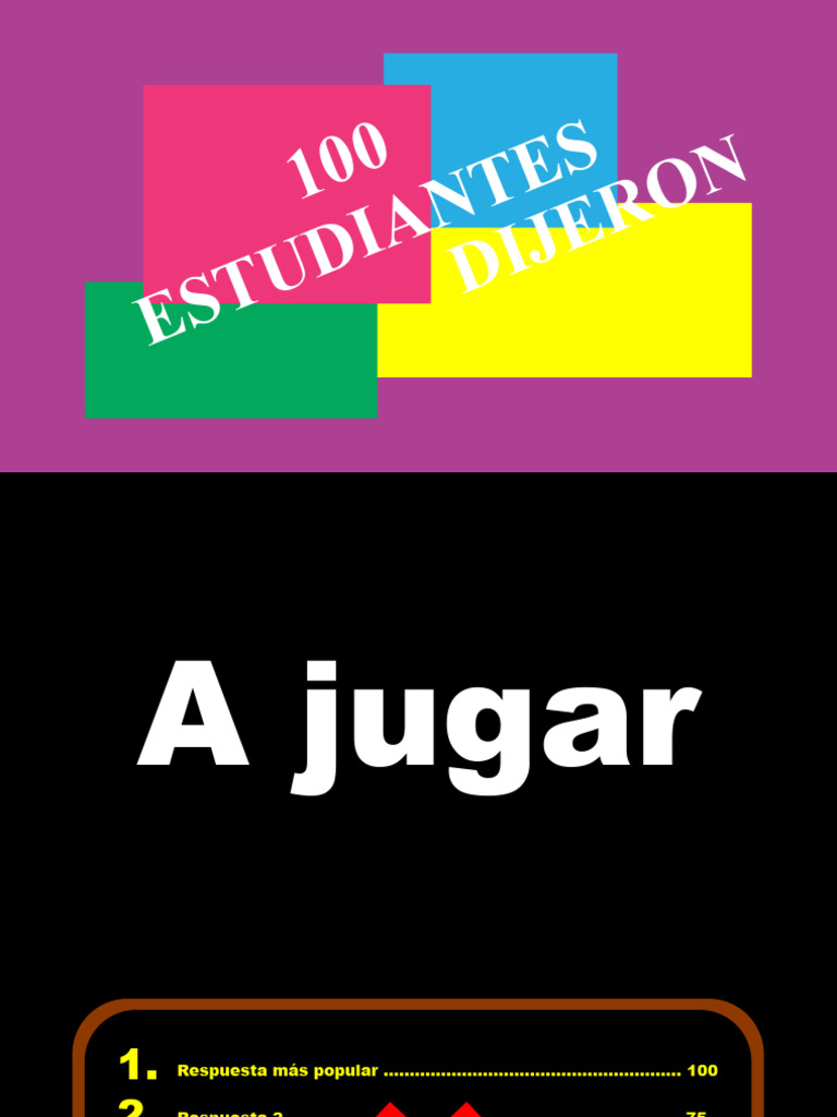 Plantilla PowerPoint de Los 100 Mexicanos Dijeron | PDF