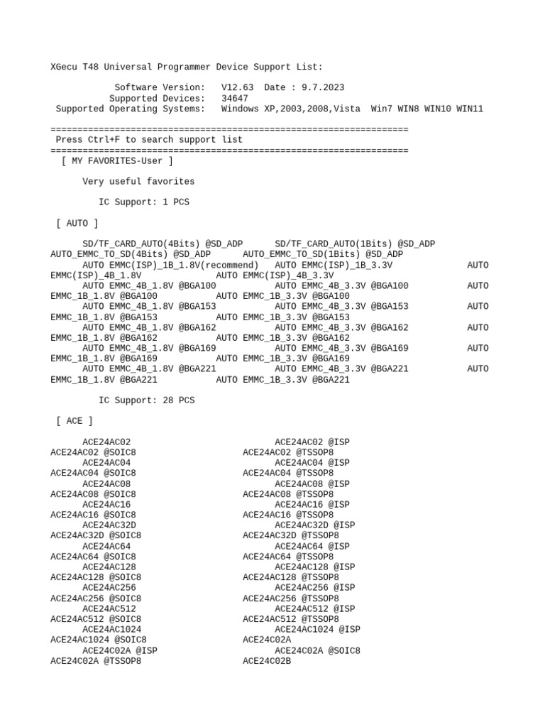 T48 List | PDF | Windows 7 | Computer Hardware