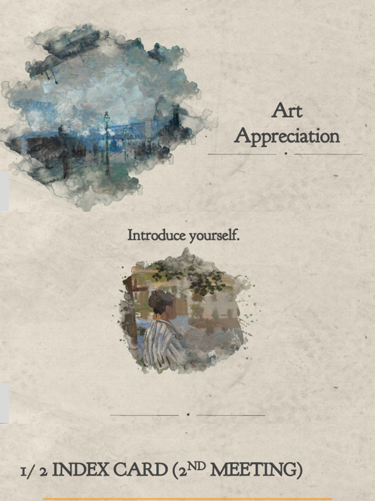 Artapp Lesson1 | PDF | Humanities | Cognition