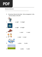 Grade 3 Diagnostic Test | PDF