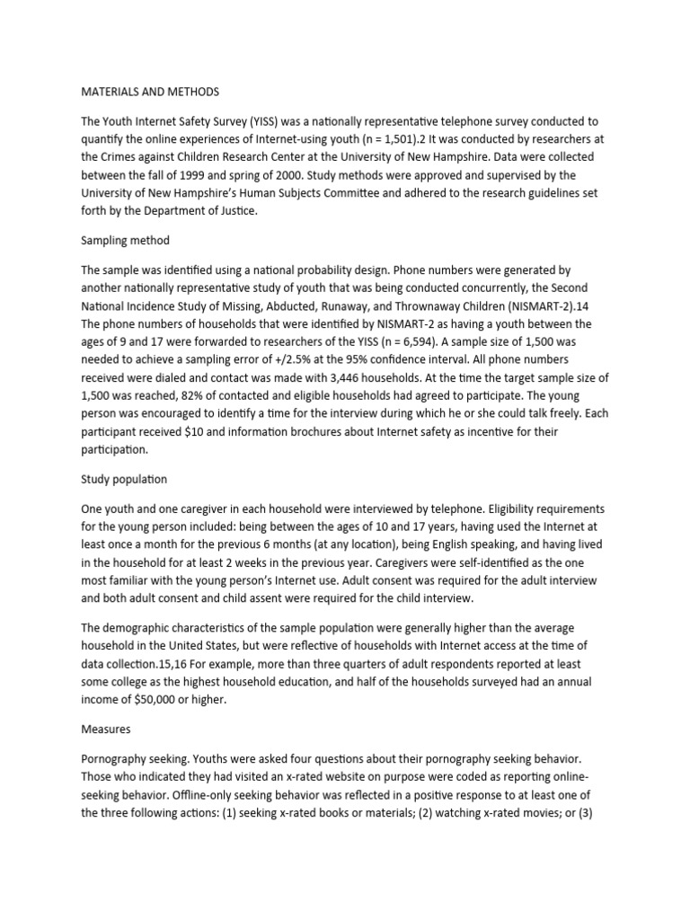 MATERIALS AND METHODS | PDF | Logistic Regression | Online And Offline