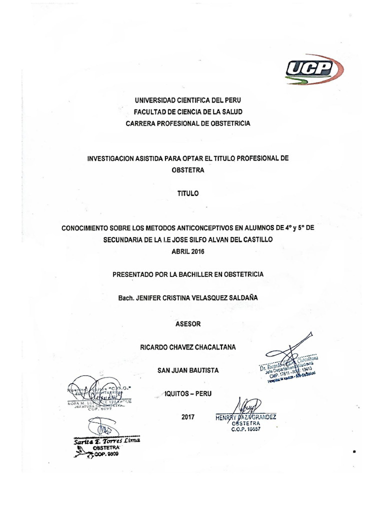 VELASQUEZ 1 Trrabajo Conocimiento | PDF | Control de la natalidad | Condón