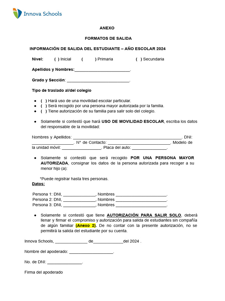 Formato de Salida - 1 - 121246227 | PDF