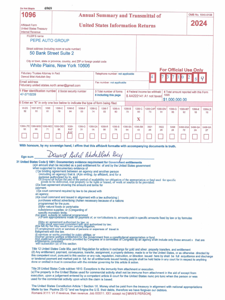 Document - 2024-03!14!173735 Immediate Tax Levy On Pepe Auto Group For ...