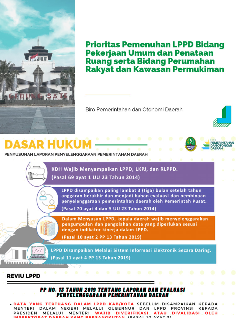 Evaluasi LPPD Perumahan dan Kawasan | PDF