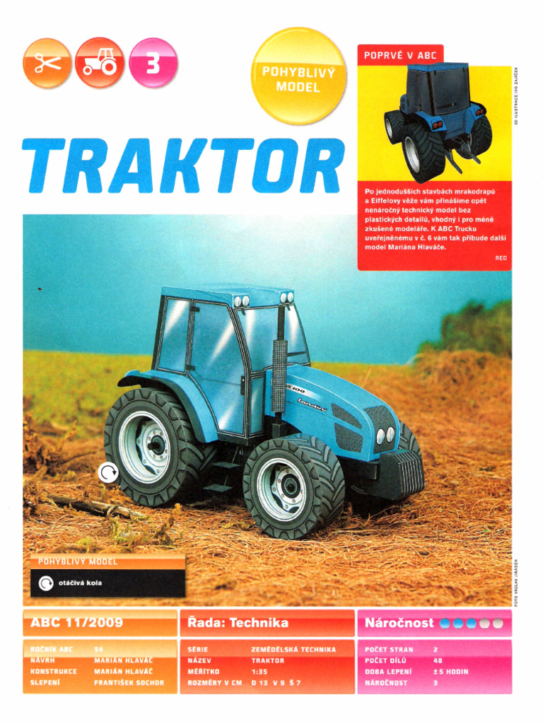 Tractor Paper Model | PDF