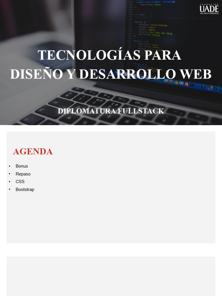 Clase 5 - CSS y Bootstrap | PDF | Bootstrap (marco frontal) | Formatos de archivo de computadora