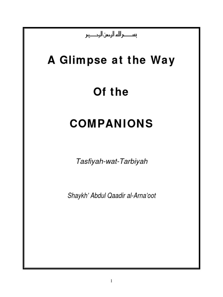 A Glimpse at The Way | PDF