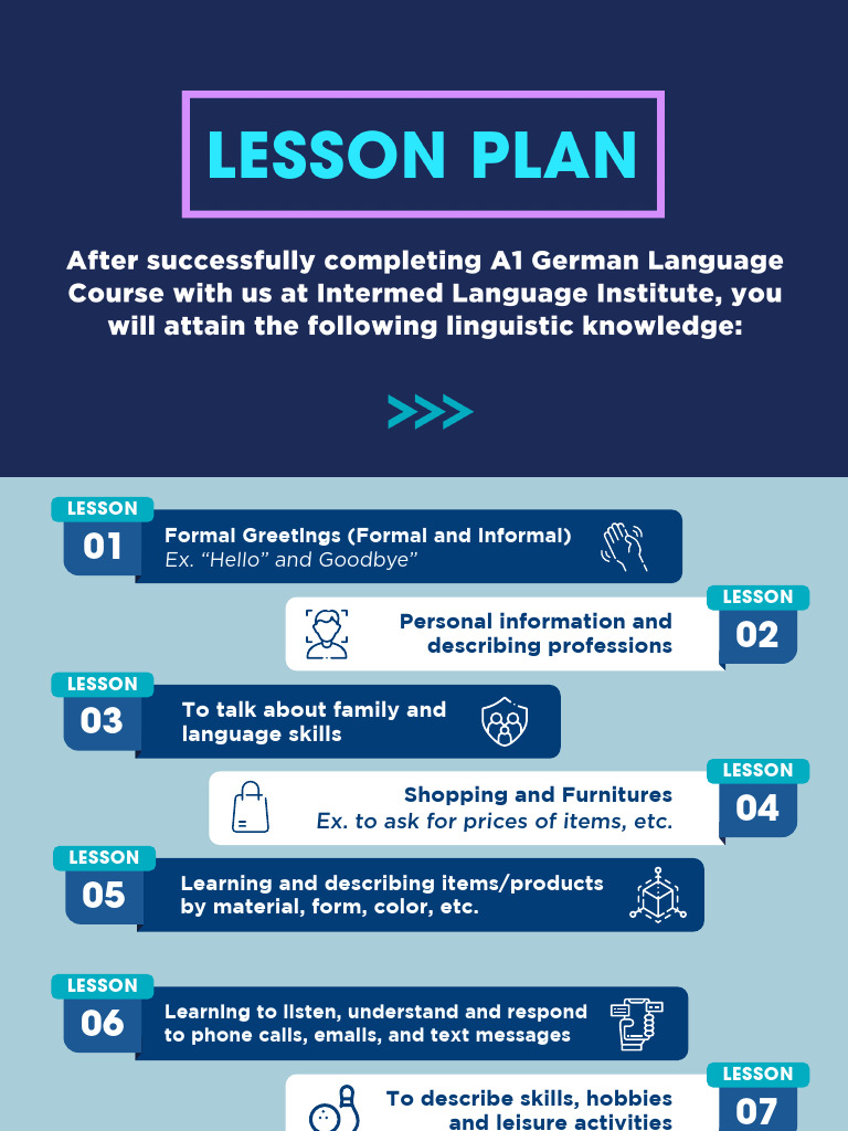 A1 Lesson Plan | PDF