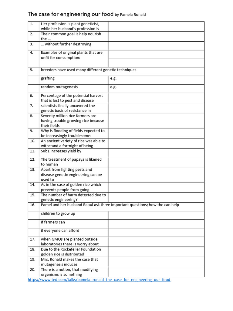Engineering Food for a Sustainable Future | PDF | Technology & Engineering