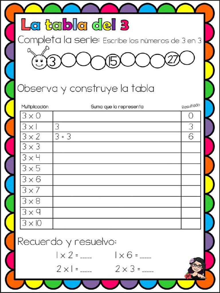 La Tabla Del 3 | PDF