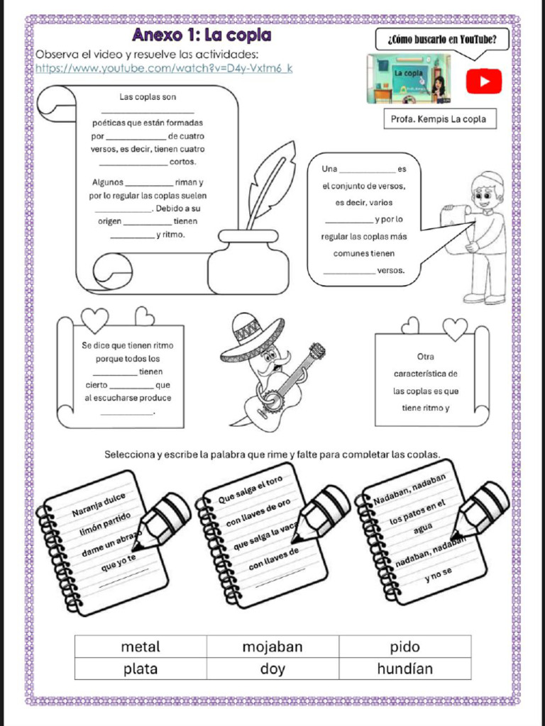 anexo 1 Las Coplas | PDF