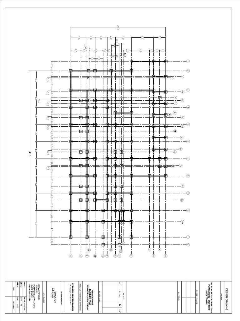 Pondasi Telapak Strous Dan Sloff Bawah Diatas Subgrde Model | PDF