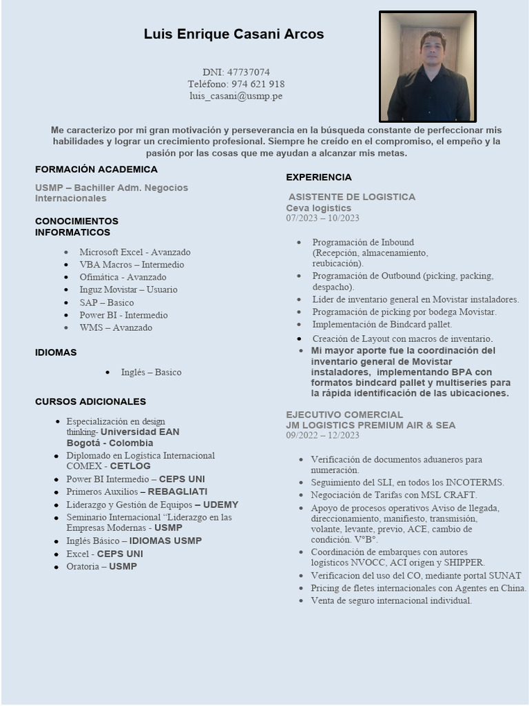 CV | PDF | Economias | Negocios económicos