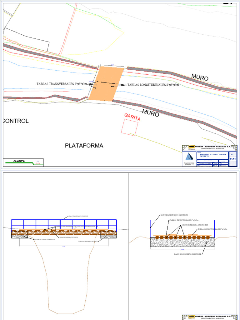 Plano Puente R2-Planta | PDF