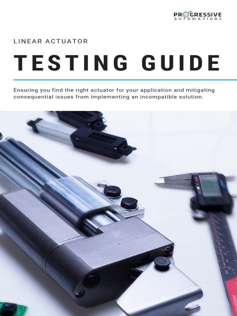 Linear Actuator Testing Guide | PDF | Actuator | Power Supply