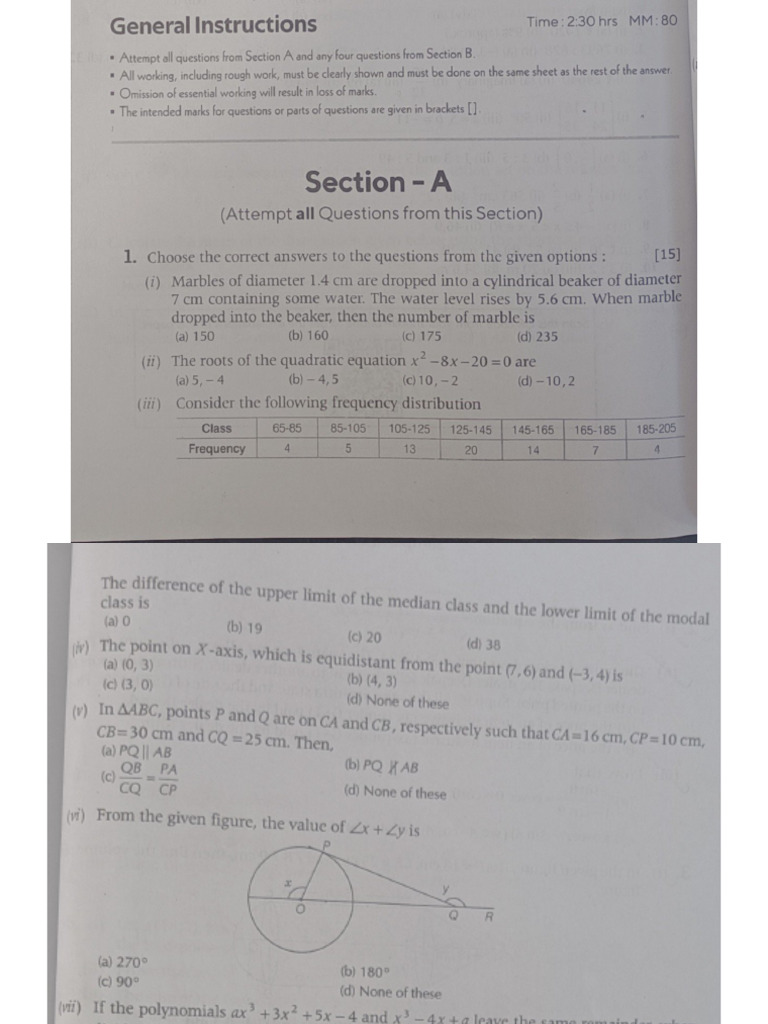 Maths Ppr X Pdf