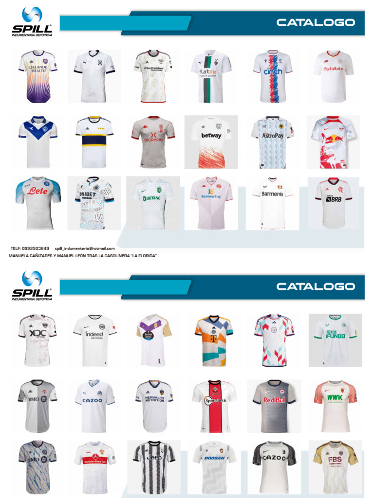 Catalogo Camisetas Nuevo | PDF
