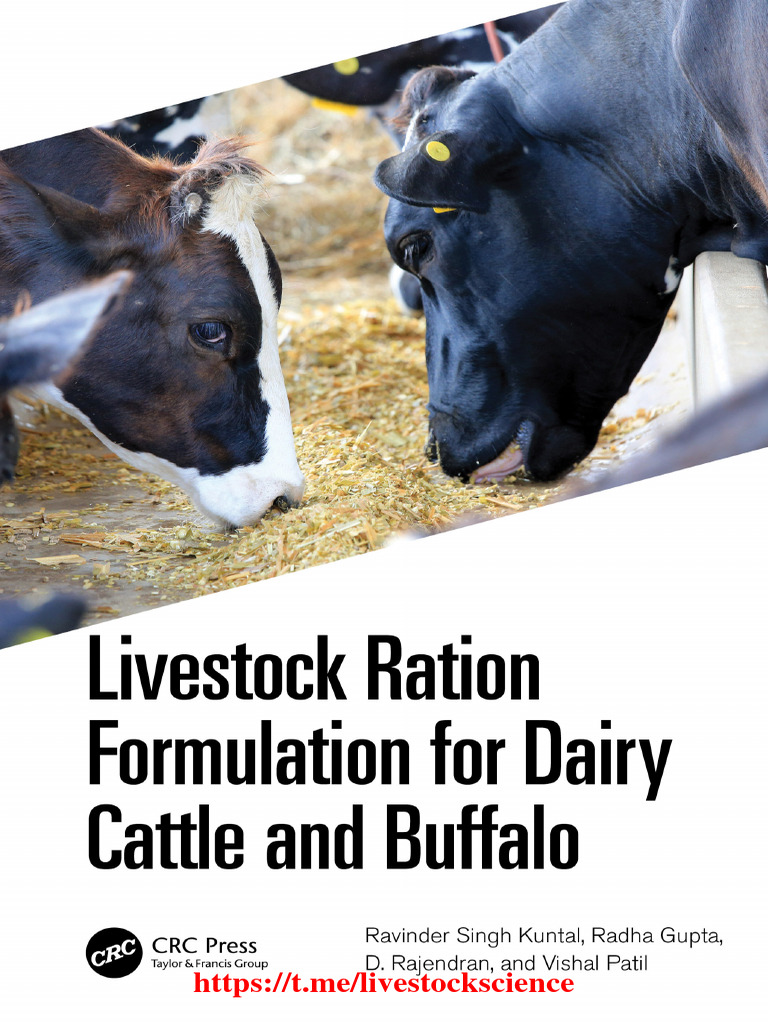Livestock Ration Formulation for Dairy Cattle and Buffalo CRC Press ...