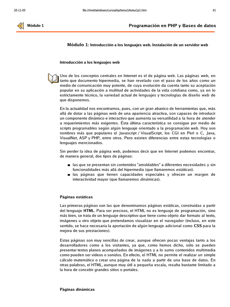 tema1p1 | PDF | Redes | Internet y web