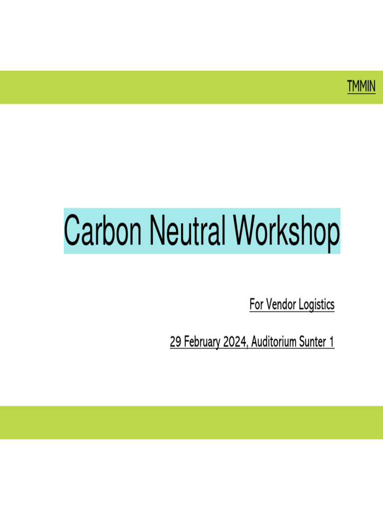 Emission Calculation Training3 | PDF | Fuel Efficiency | Air Pollution