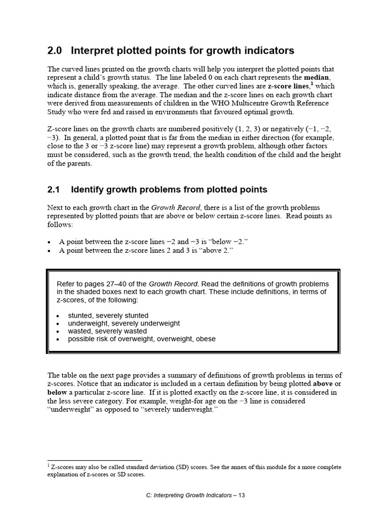 Interpreting Growth Indicators | PDF | Obesity | Body Mass Index