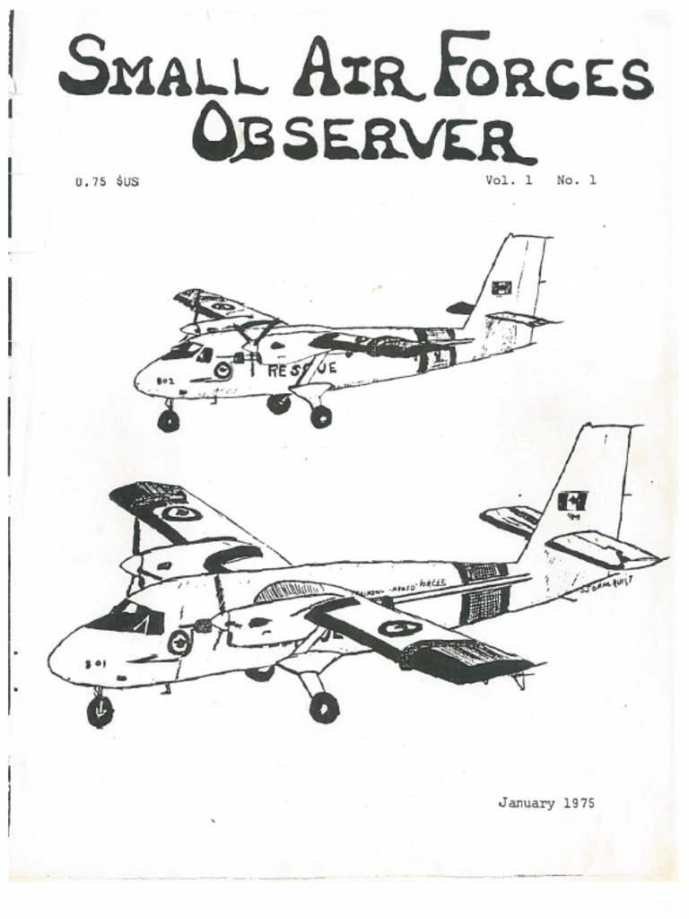 SAFO #1 1975 Vol01 N1 | PDF | Aviation | Aircraft