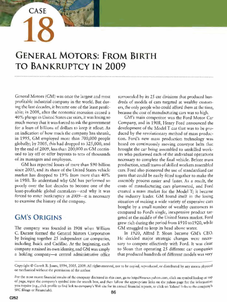 GM Case Study | PDF