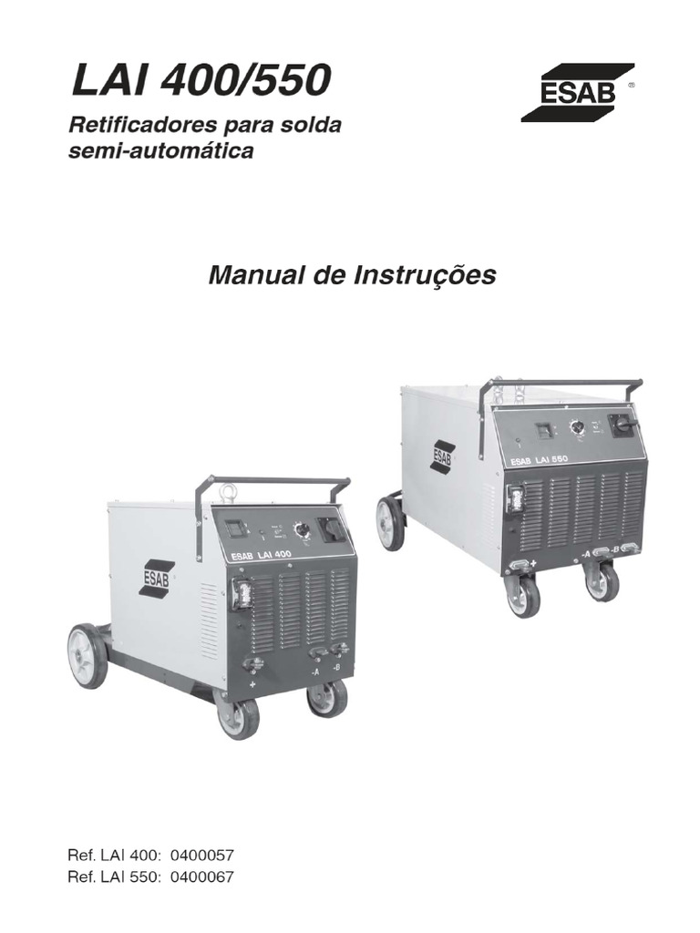 Esab Lai 400-550 | PDF