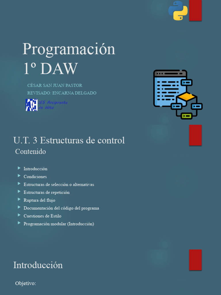 UT 3 Estructuras de Control | PDF | Desarrollo de software | Ingeniería ...