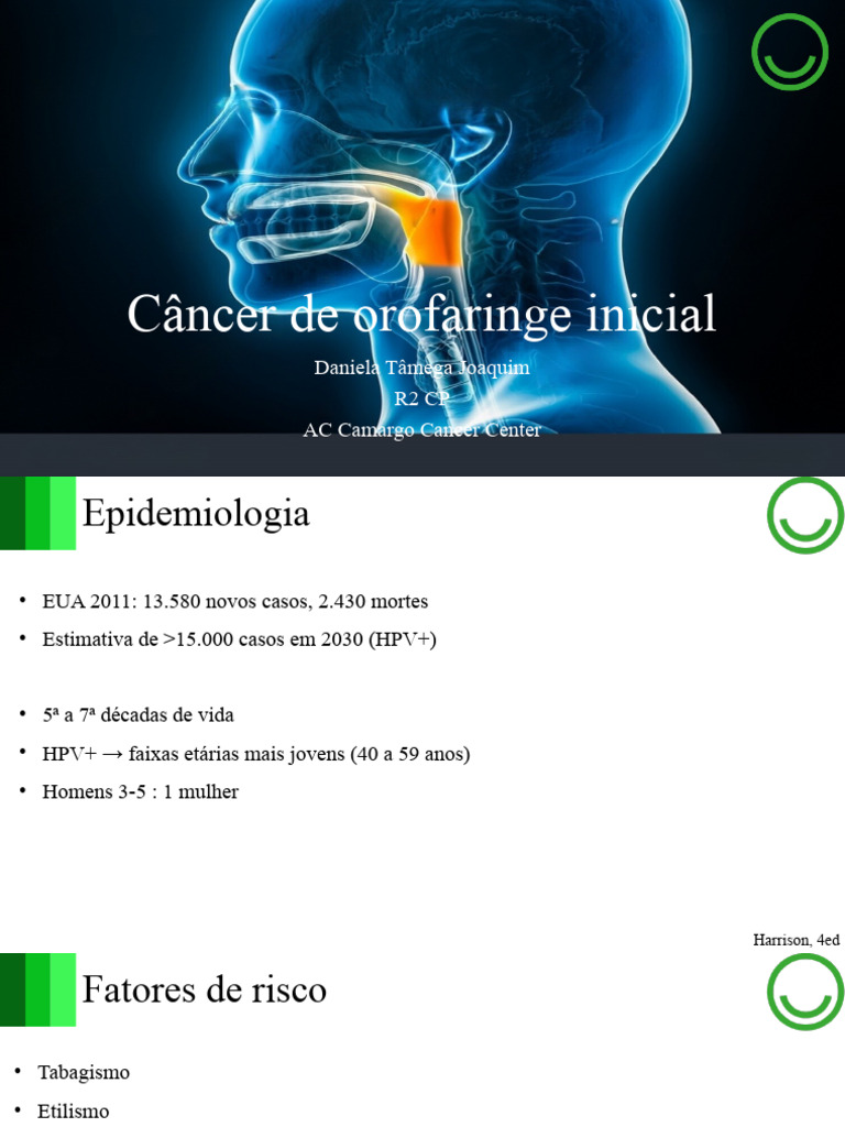 Aula orofaringe inicial | PDF | Câncer cervical | Remédio