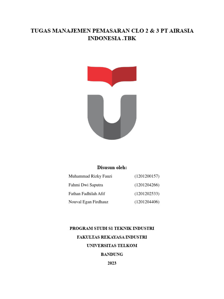 TUGAS MANAJEMEN PEMASARAN CLO 2 & 3 - Kelompok-1 | PDF