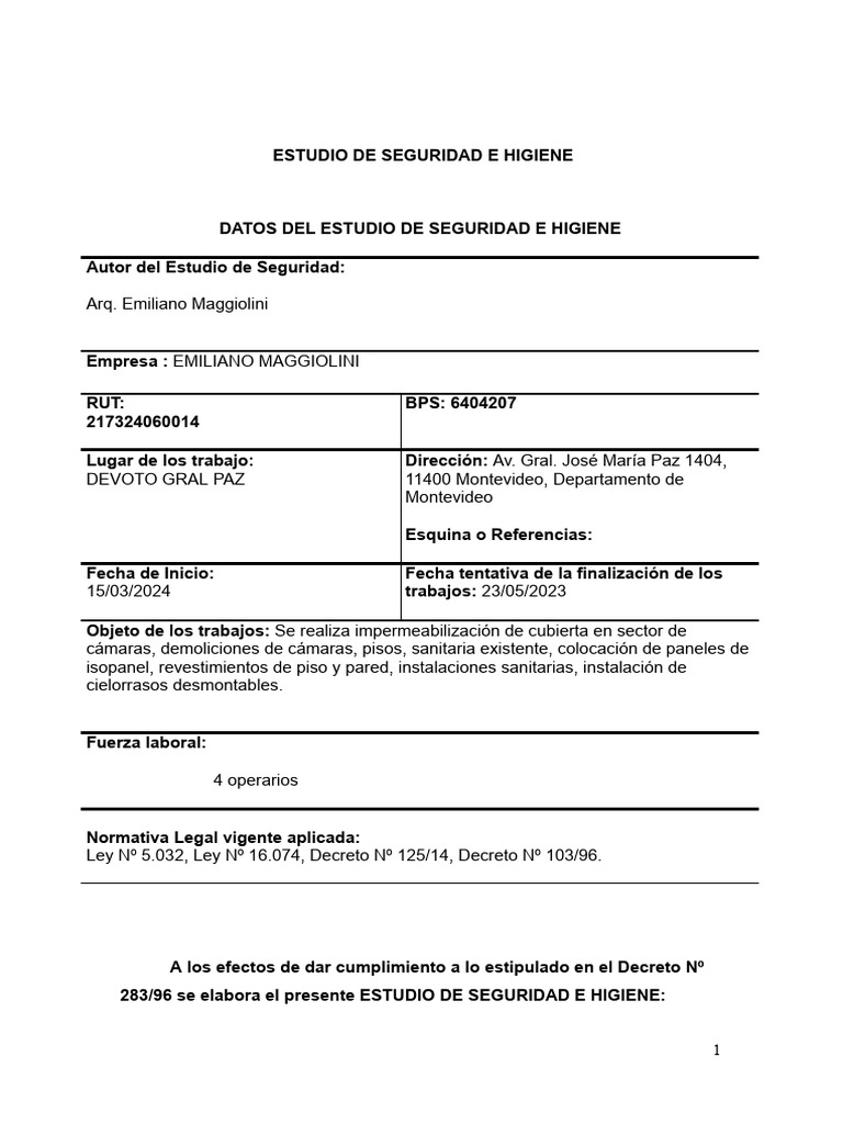 Estudad Devoto Gral Paz - Emiliano Maggiolini | PDF