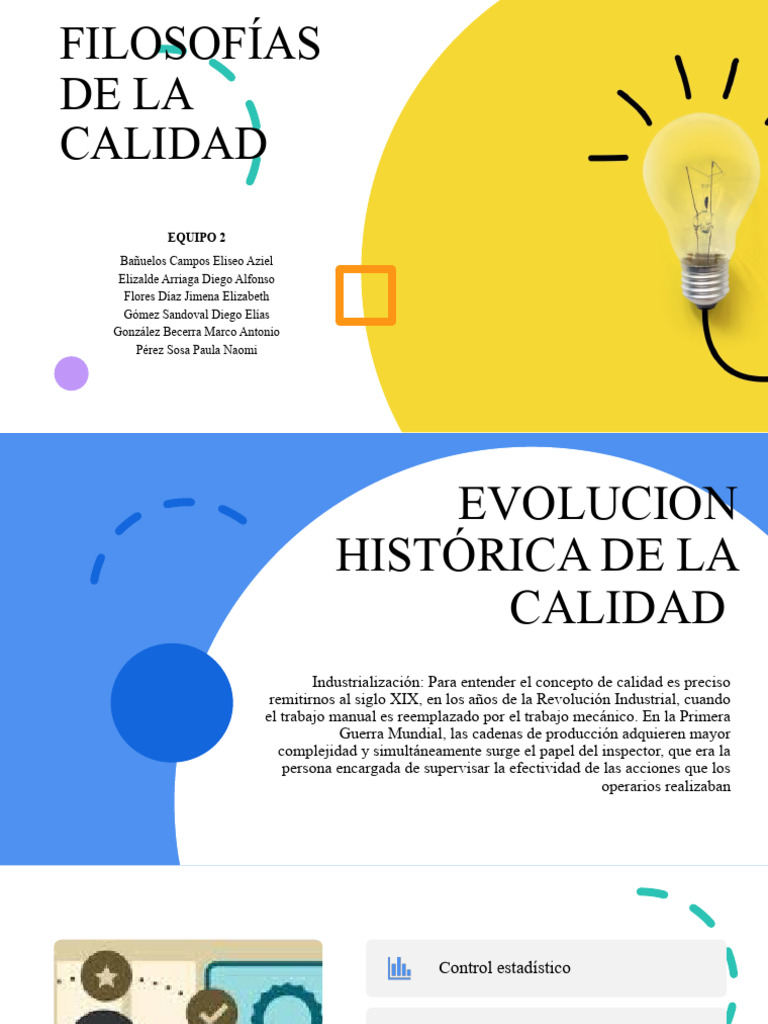 Filosofias de La Calidad | PDF | Calidad (comercial) | Gestión de la calidad