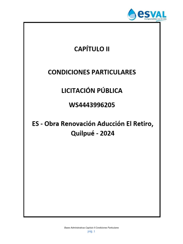 Capítulo II Condiciones Particulares WS4443996205 | PDF | Póliza de seguros
