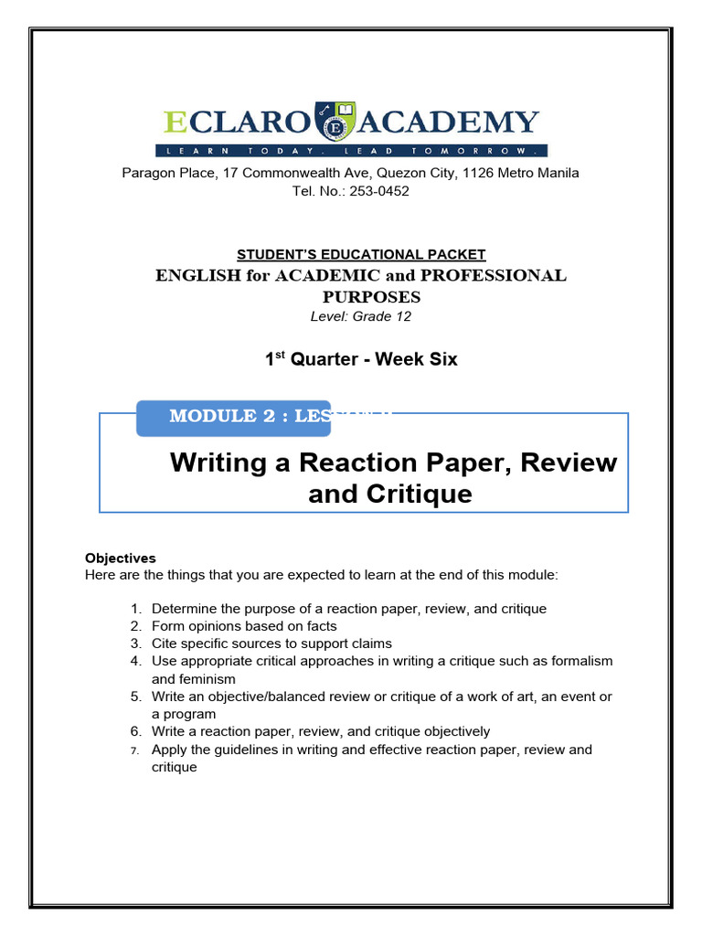 Week 6 Eapp Academic Writing Practice | PDF | Patriarchy | Feminism