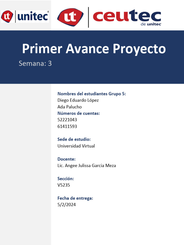 Proyecto Segundo Avance | PDF | Business | Marketing