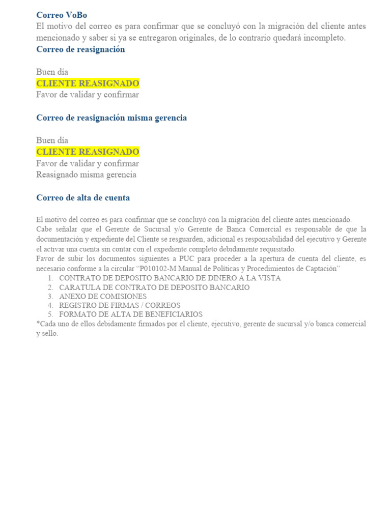 CORREOS | PDF | Bancos